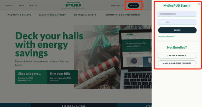 Signing up for paperless billing is easy! - Snohomish County PUD