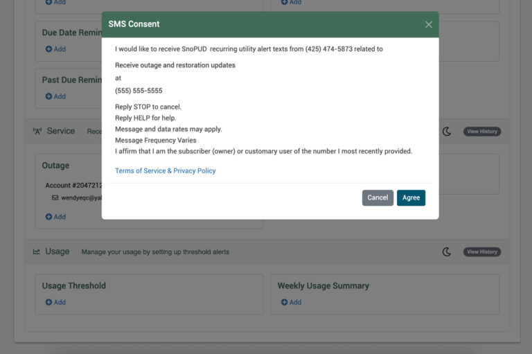 MySnoPUD Alert Process - Snohomish County PUD